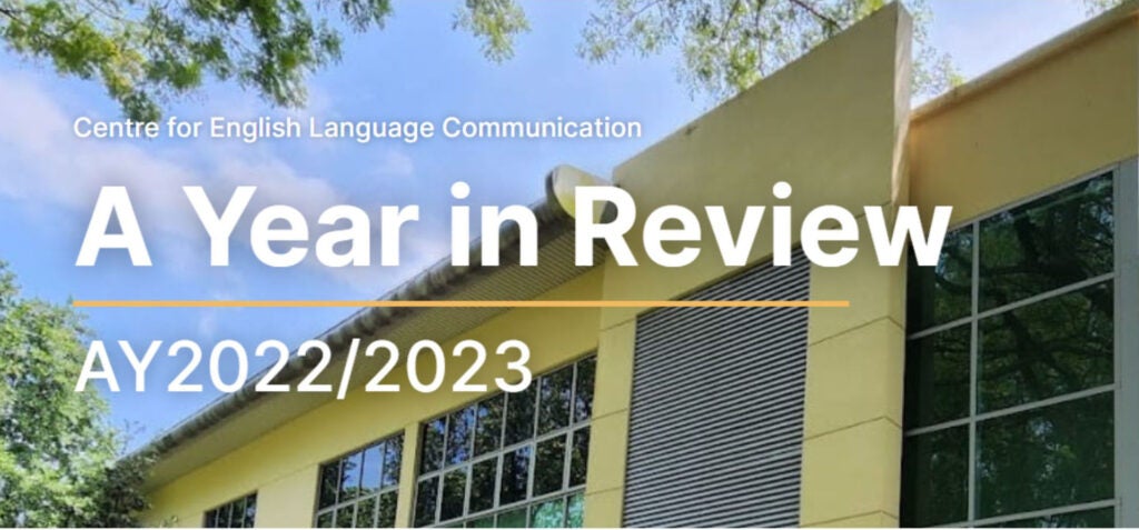 CELC A Year In Review AY2022/2023 – NUS CELC