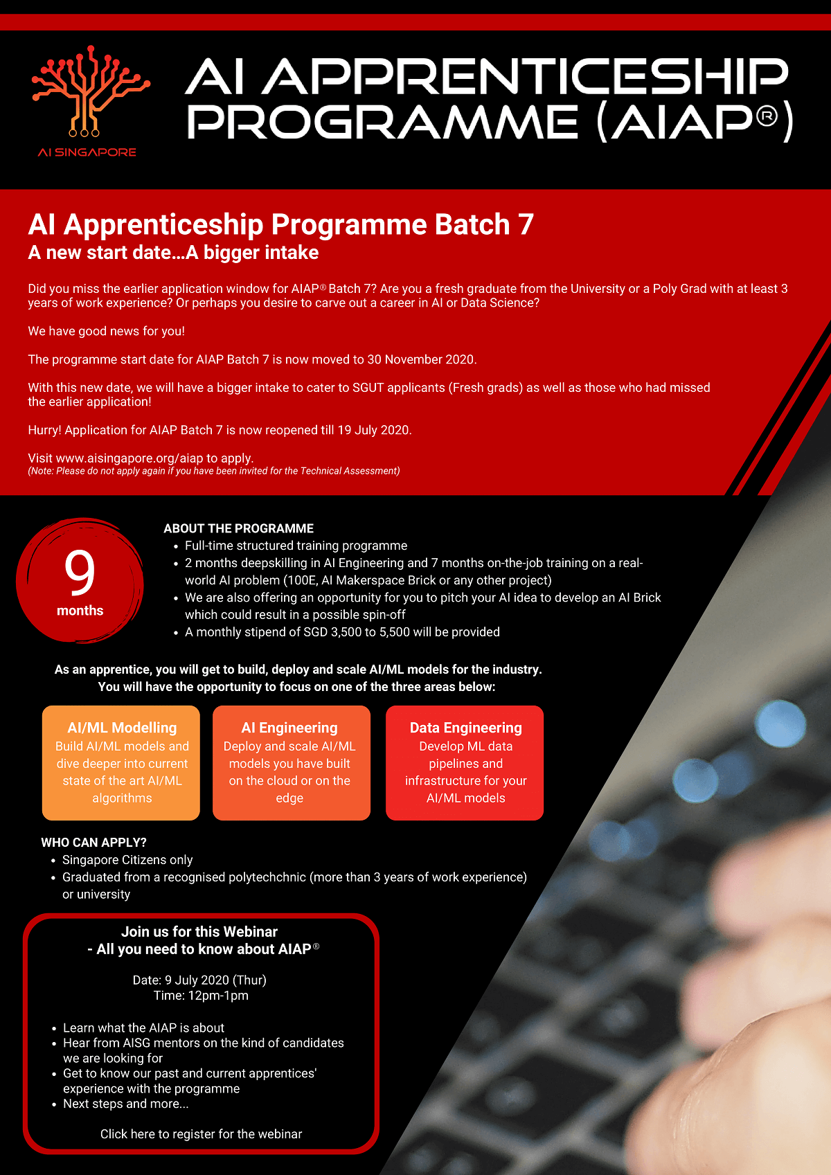 AI Apprenticeship Programme - NUS Centre for Future-ready Graduates