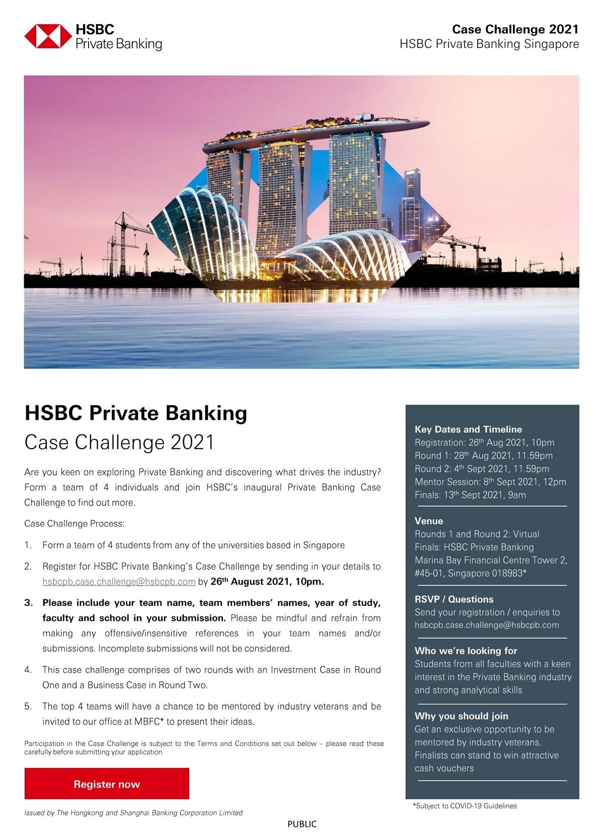 HSBC Private Banking Challenge - NUS Centre for Future-ready Graduates
