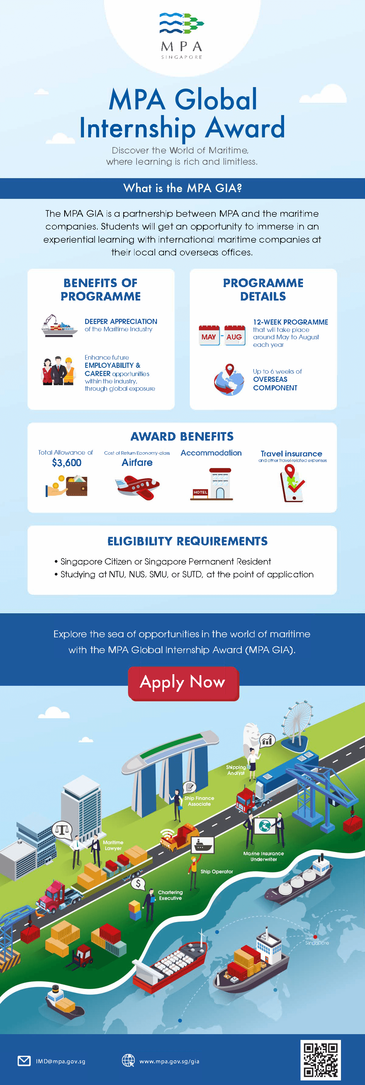 MPA Global Internship Award 2020 - NUS Centre for Future-ready Graduates