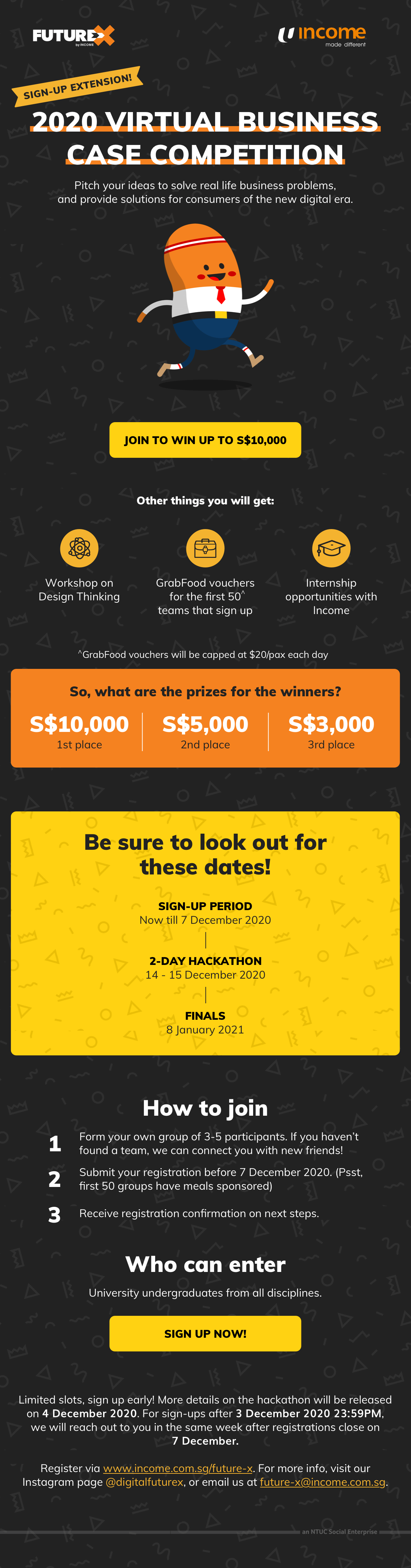 NTUC Income 2020 Virtual Business Case Competition - NUS Centre for ...