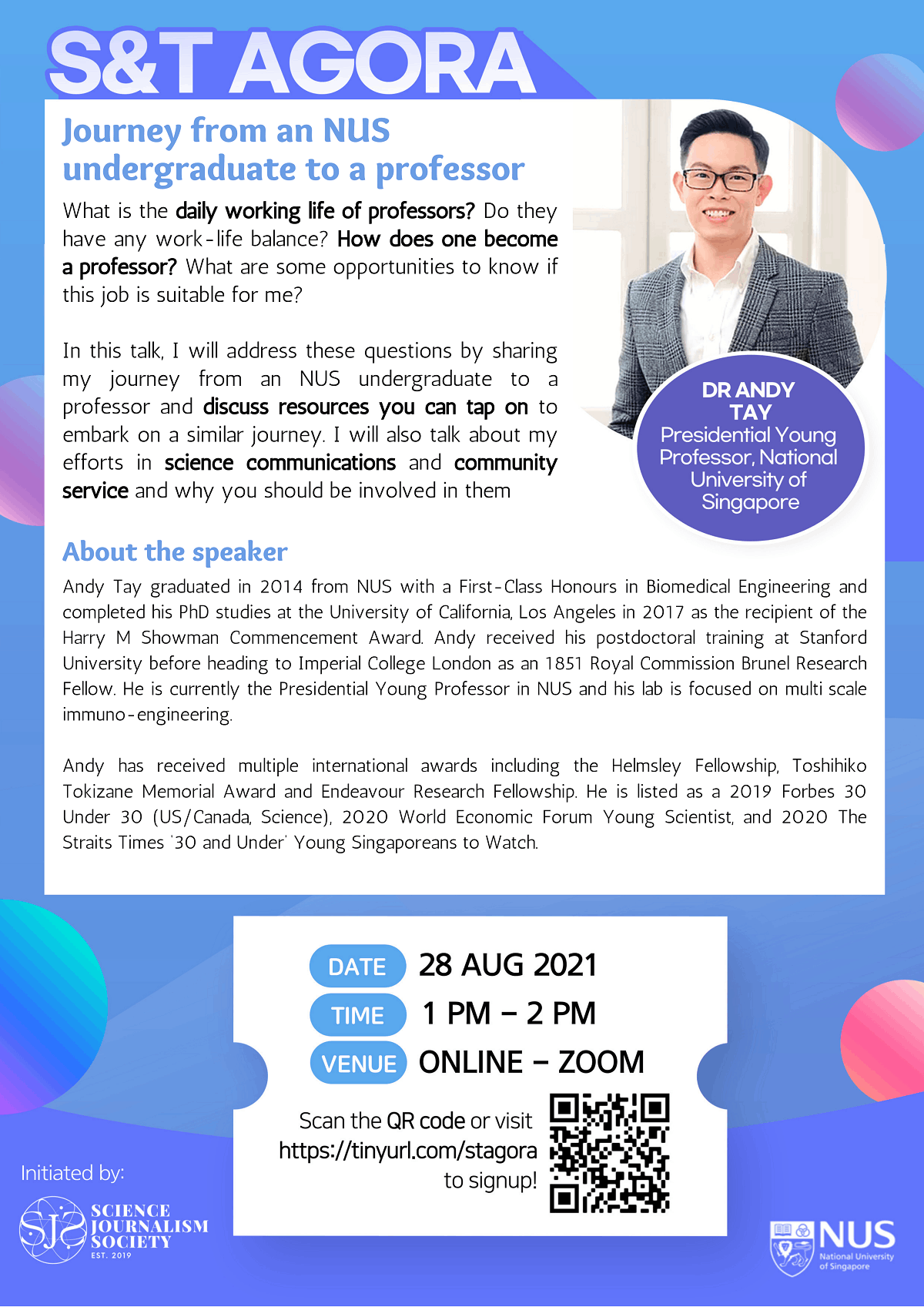 Journey from an NUS undergraduate to a Professor - NUS Centre for ...